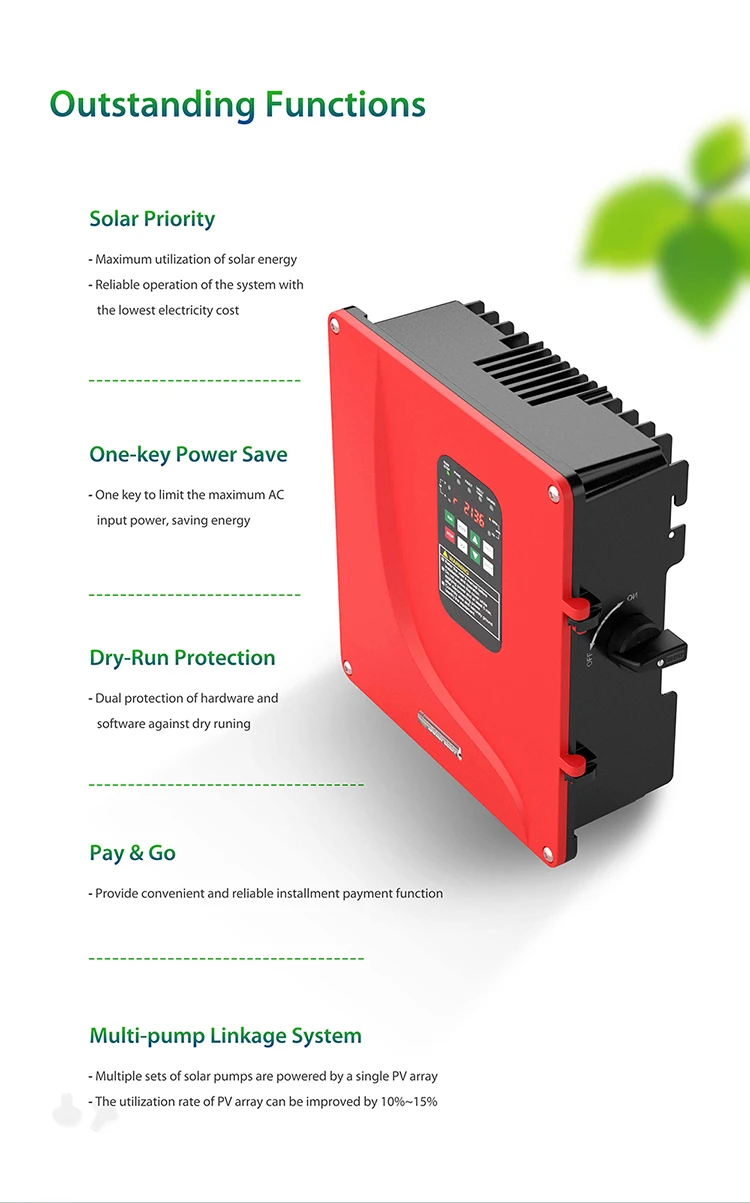 Solartech Solar Water Pump Controller Single Phase 2.2kw Solar Pump ...