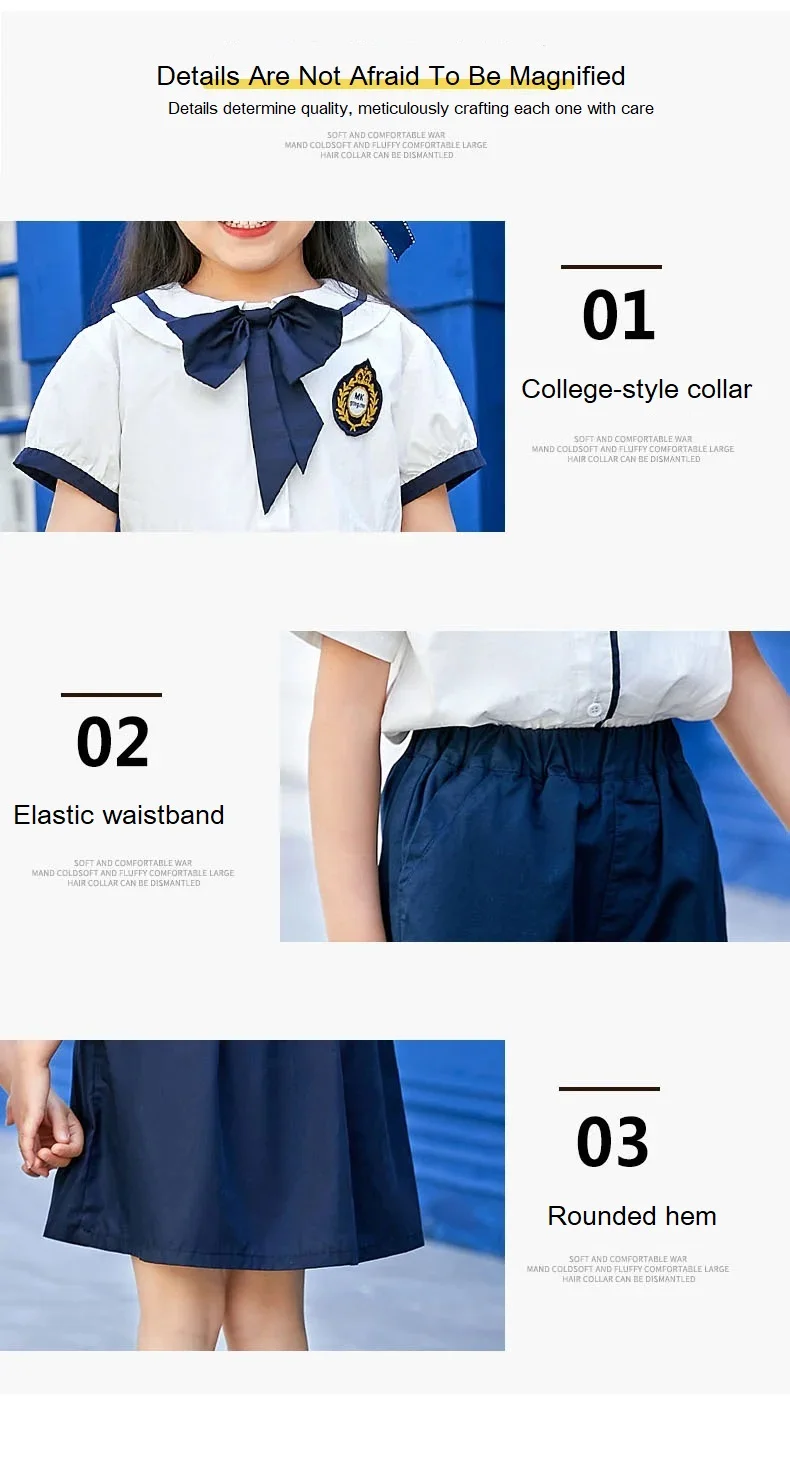 Customized Kindergarten Uniforms Summer British Style Children's ...