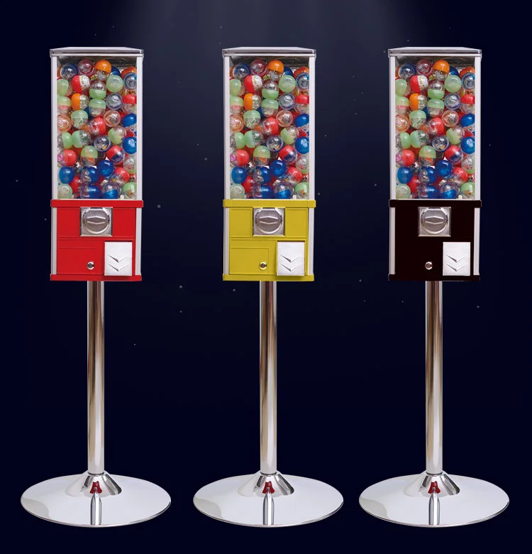 Metal Bouncy Ball Vending Machine Coin-Operated Toy Capsules With Kids ...