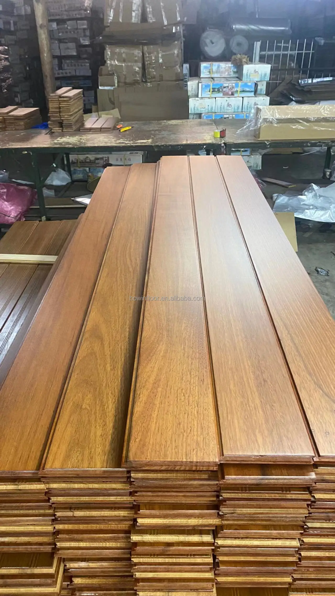 Teak Ceiling Planks - Durable, Stylish, and Sound-absorbing