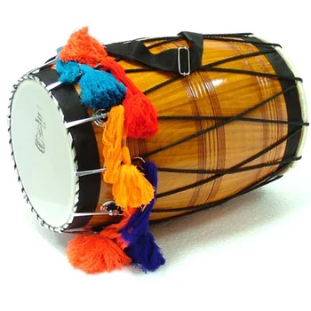 Handmade Wooden Dholki Drums Handcrafted Wooden Dholki Drums Sheep Skin ...