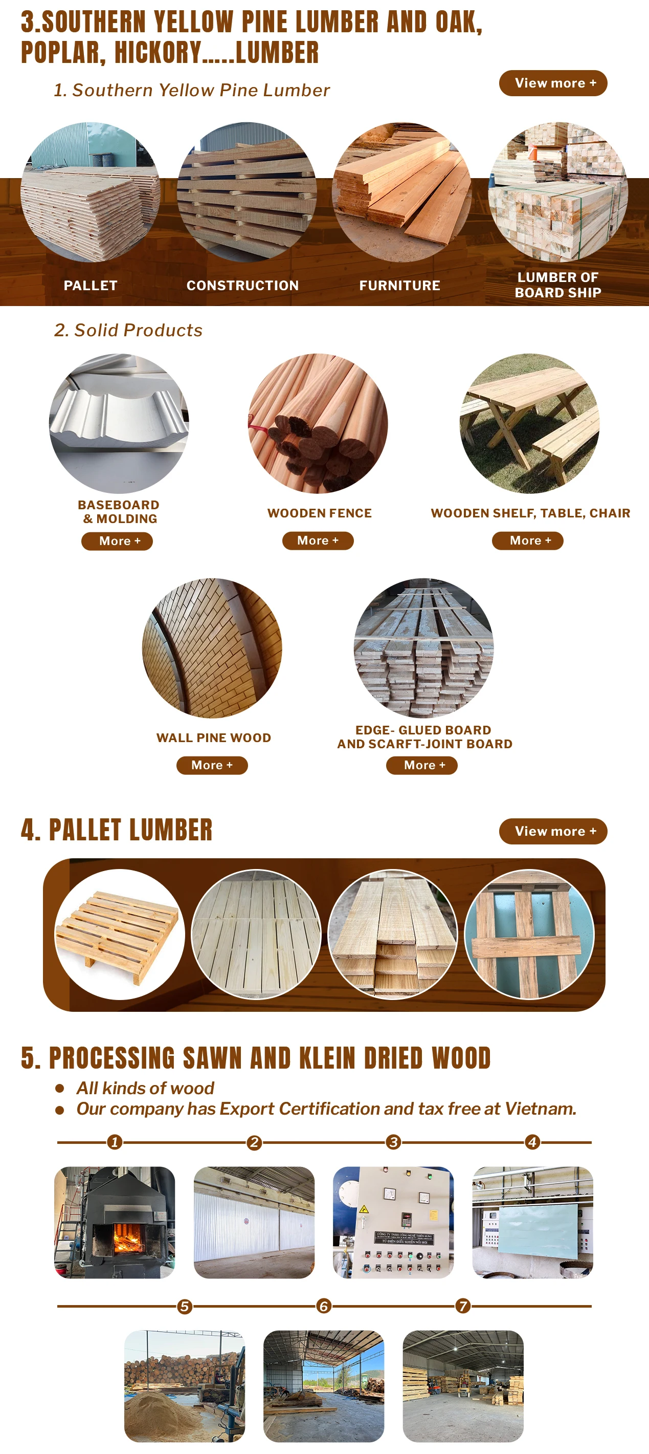 Custom Logo & Packaging Southern Yellow Pine Lumber Construction Materials In Natural Color From ...