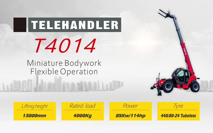 2024 New Design Telehandler 3 Ton Telescopic Forklift Tractor Forklift ...