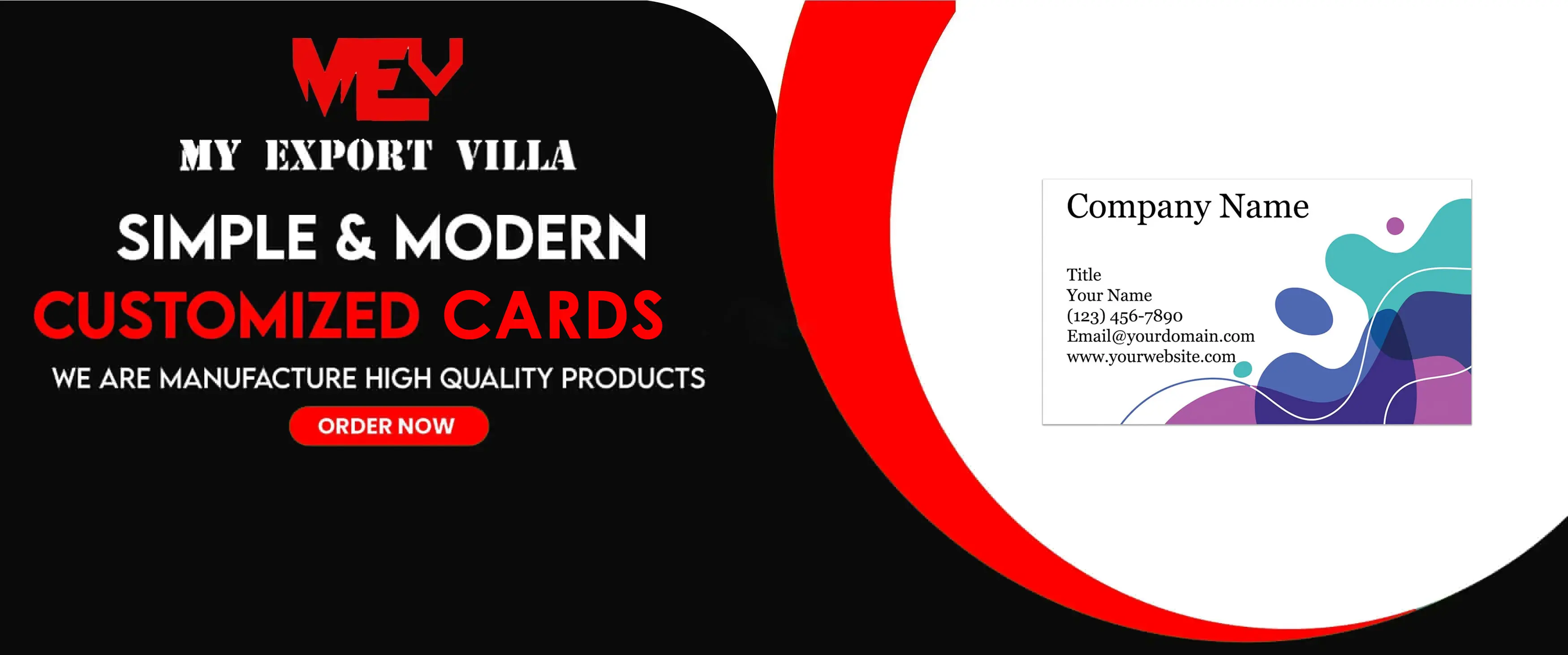 Elevate Your Brand Thick 300gsm Custom Business Cards - 3.5" X 2" Size Abstract Paper Business ...