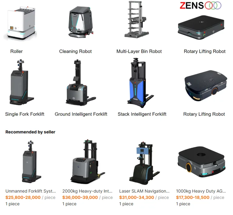 Hot Selling AGV Robot, Unmanned AGV Robot for Factory Automation ...