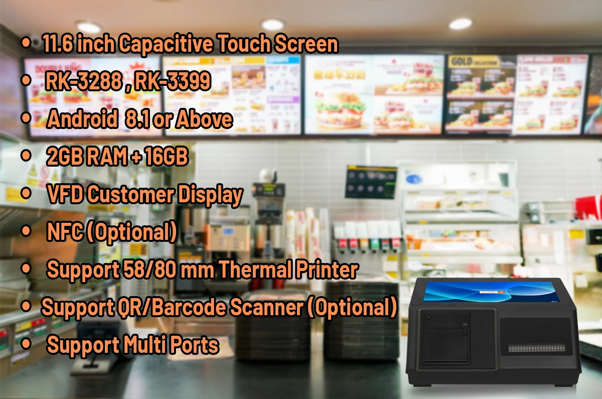 11.6 Inch Cheap Aio Pos System For Retail With Customization - Buy Pos ...