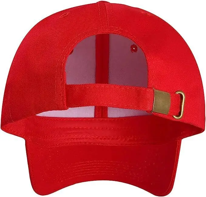 Men & Women's Plain Solid Cotton Baseball Cap Flexible Fit Ball Caps ...