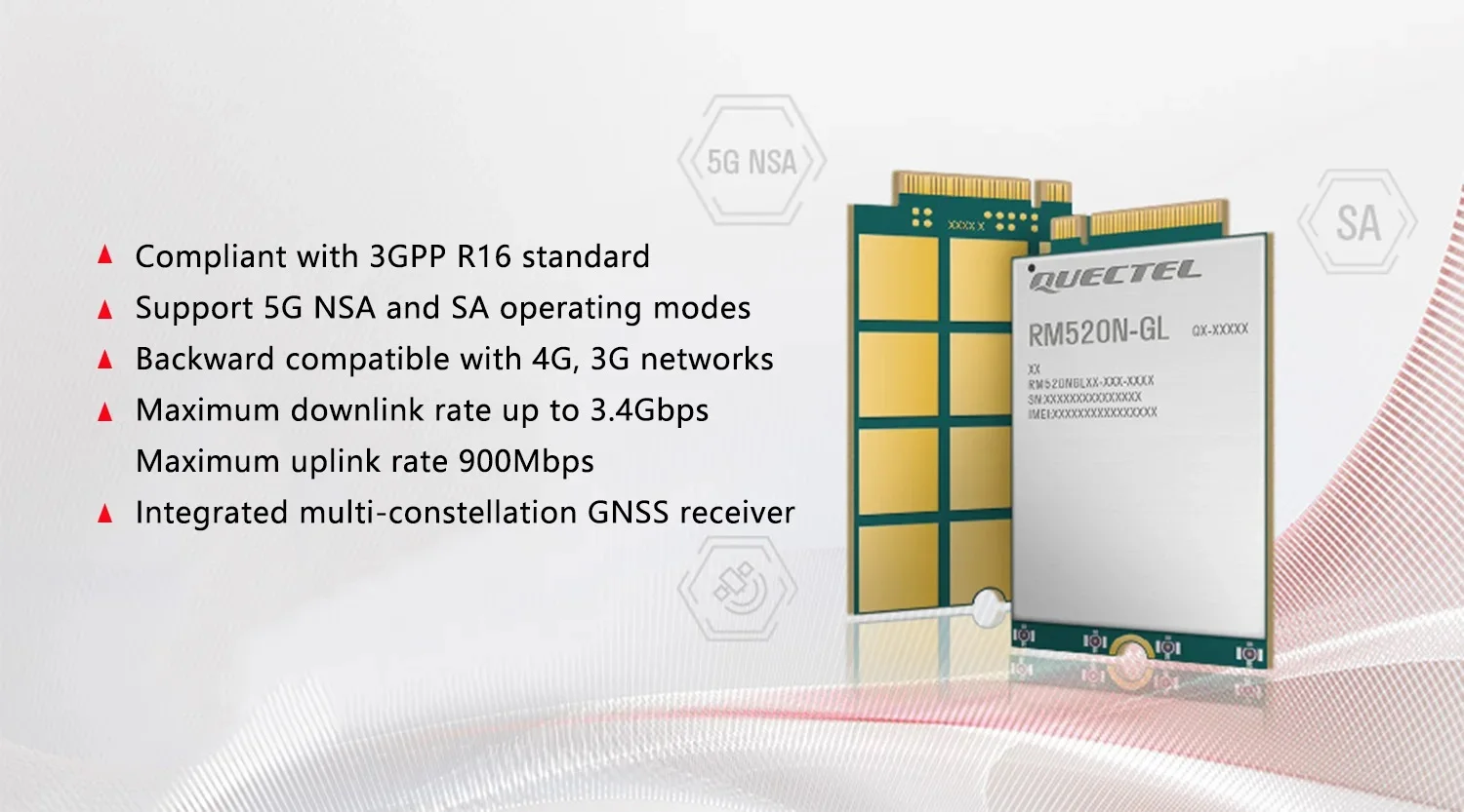 Rm520n-gl Iot/embb Supports 5g Nsa/sa Mode M.2 5g Module - Buy 5g ...