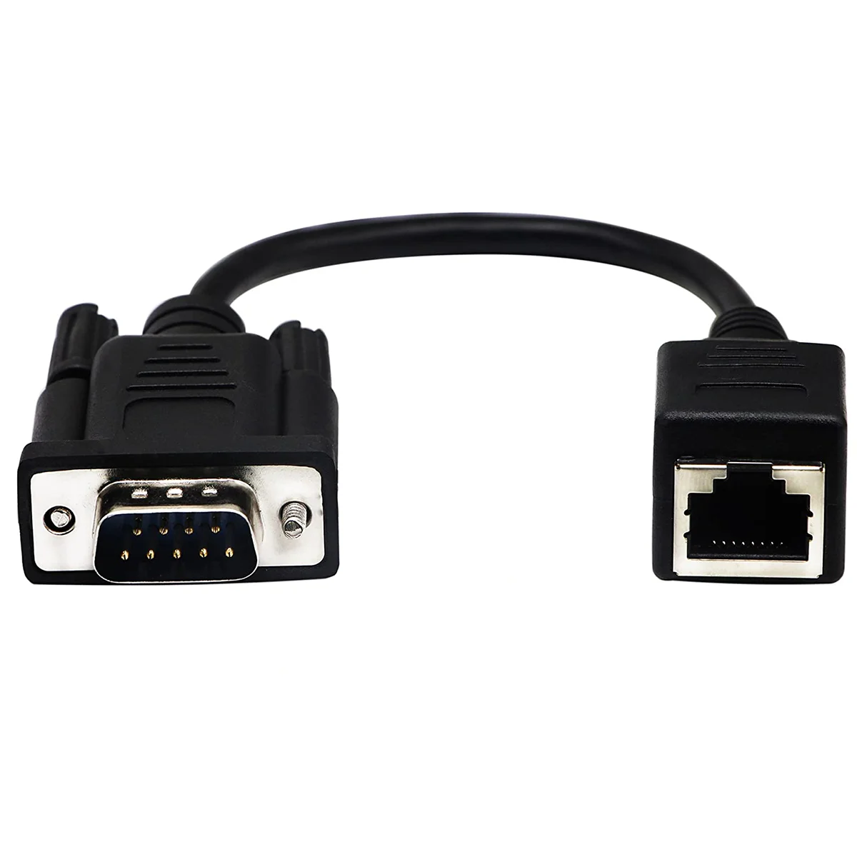 Rj45 To Rs232 Cable,Db9 9-pin Serial Port Male To Rj45 Female Cat5,6 ...