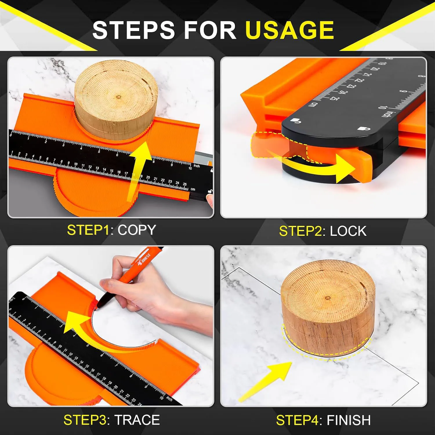 DIY Contour Gauge - Precision Measuring Tool for Woodworking