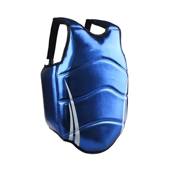 Chest Guard Taekwondo Mma Body Chest Protector Unisex Adults Pu Leather ...