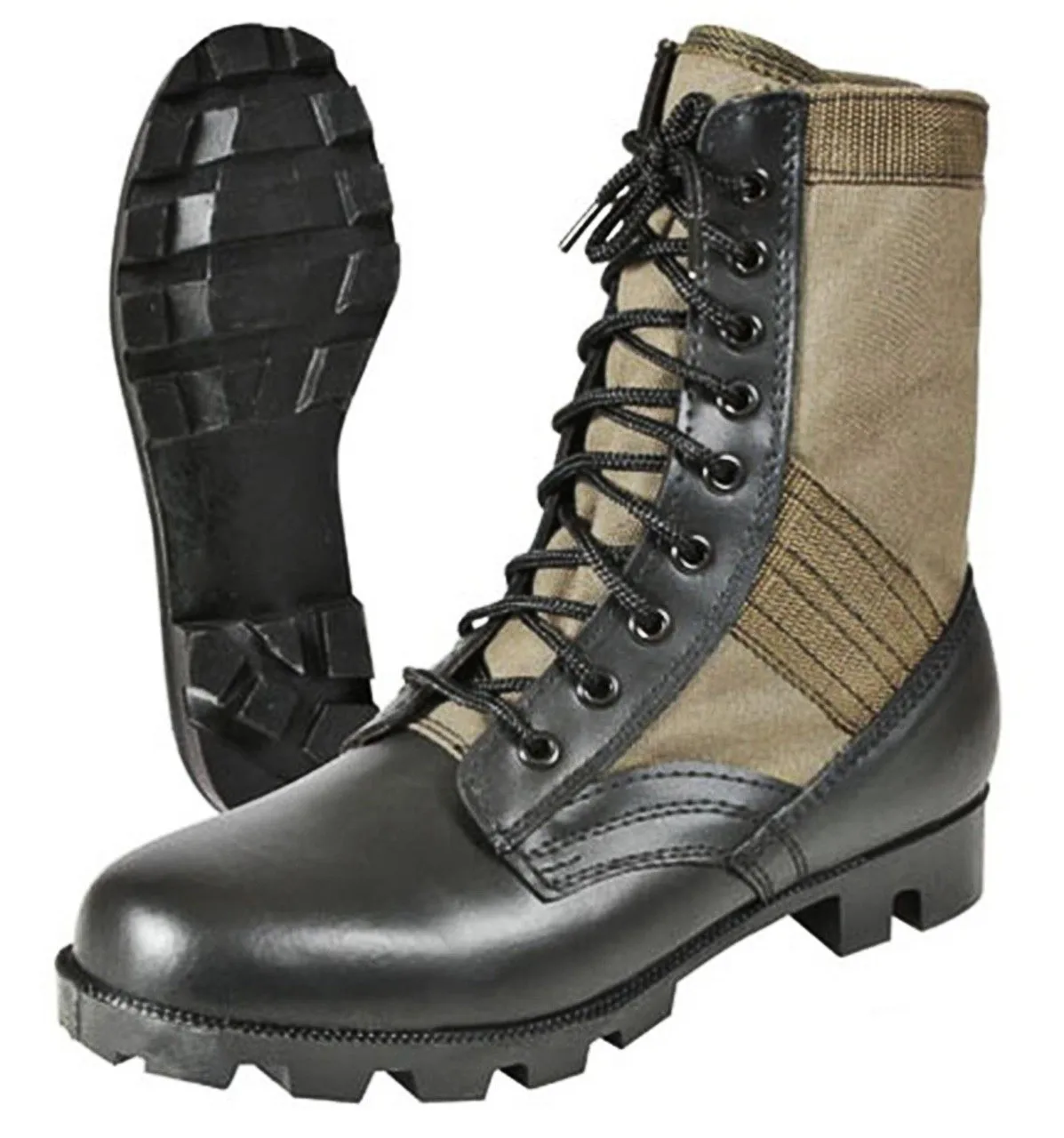 Leather Ankle Boot Travel Hiking Operator Rubber Tactical Boots