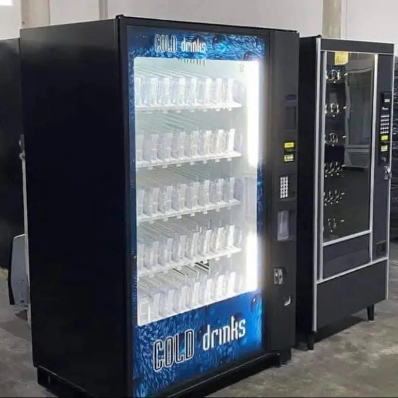 Cold Drink Vending Machine With Dual Zone Temp Control Available 2024 New Snack And Beverage ...