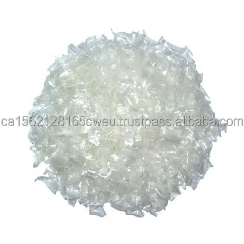 Fiber Grade Pet Flakes/ Polyethylene Terephthalate Plastic Granules Raw ...