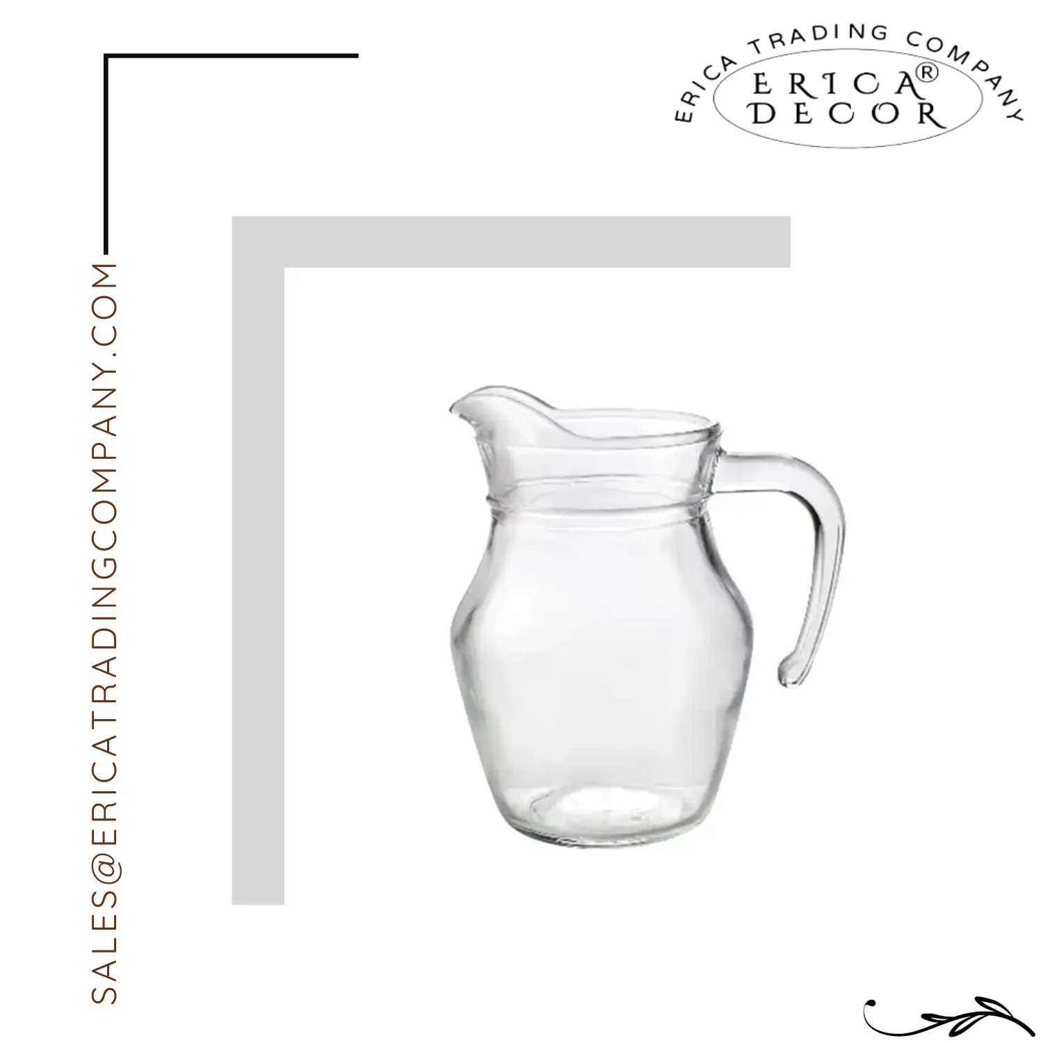 Cheapest Prices Glass Water Jug With Unique Style Modern Designed Glass ...