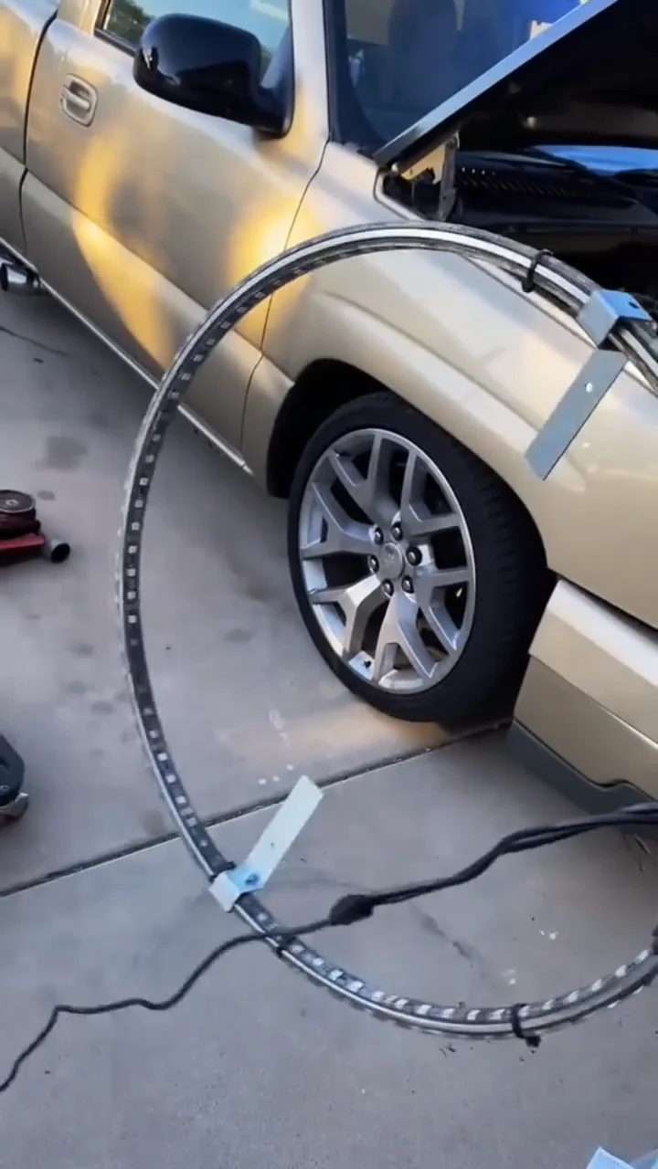 14 15.5 17 Inch Rgb Led Wheel Rim Light Ip68 Waterproof Turn Signal ...