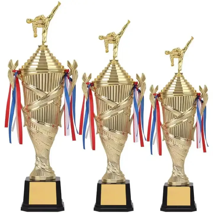 Factory Wholesale Custom Design Football Trophy Taekwondo Trophies For ...