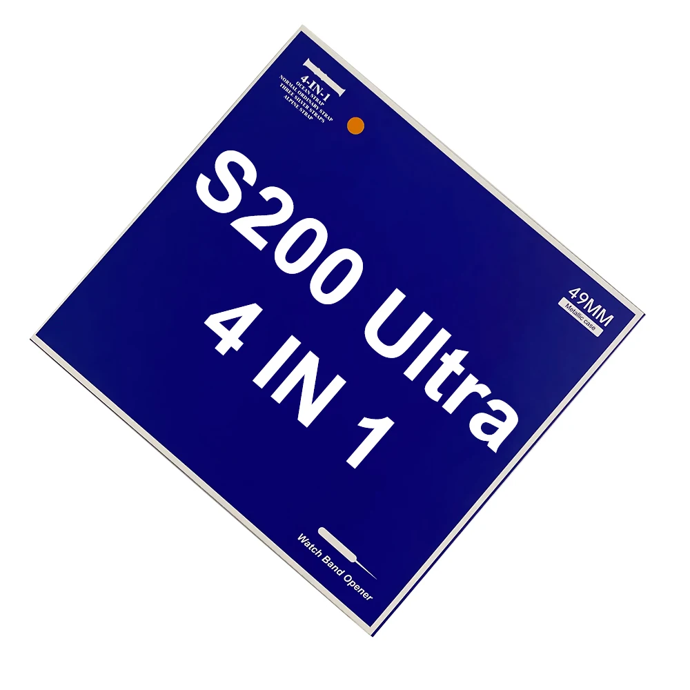 2023 Smartwatch S200 Ultra 4 In 1 Heart Rate Waterproof Fitness Tracker ...