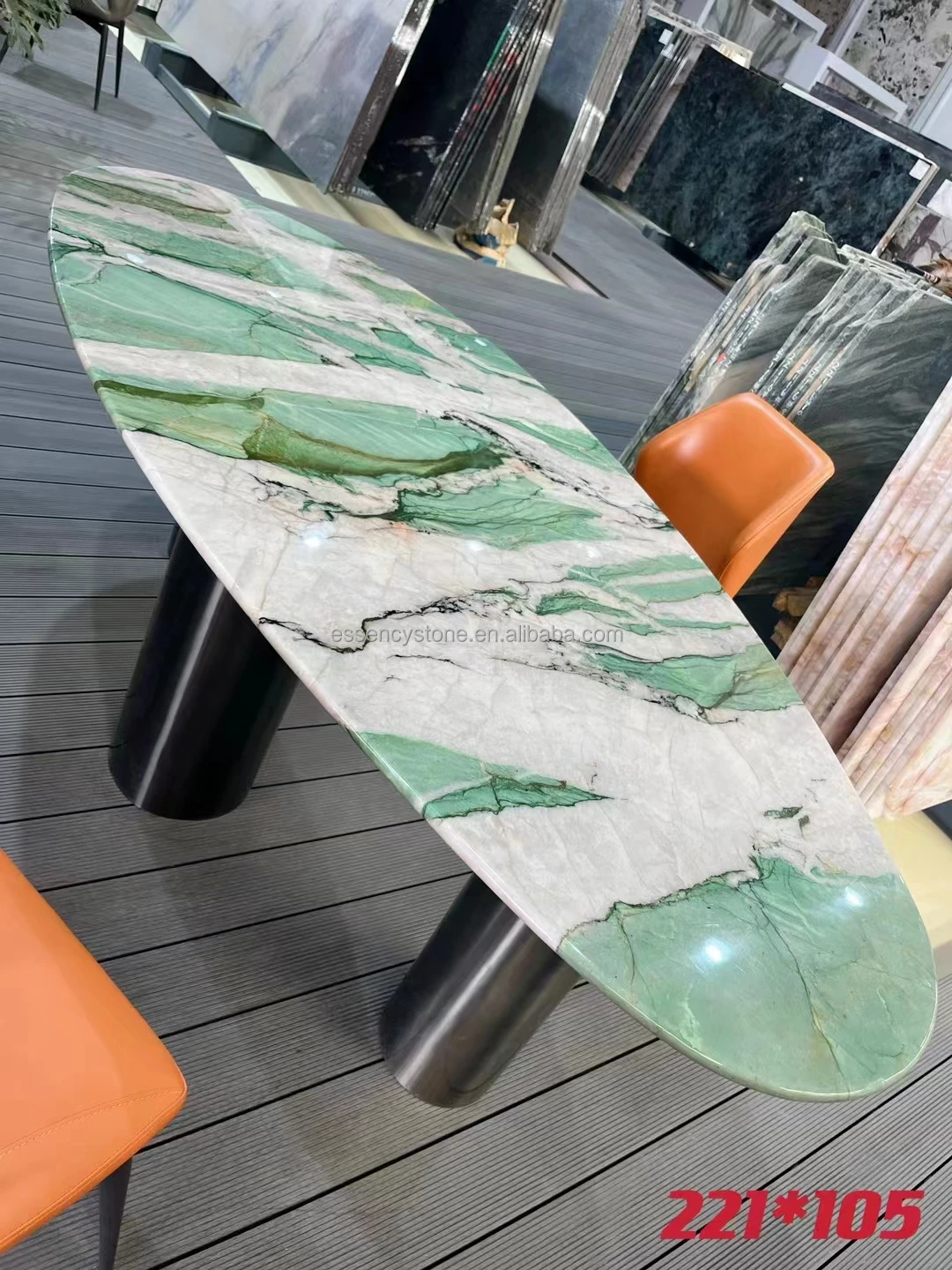 Brazilian Cristallo Botanic Green Quartzite for Countertops