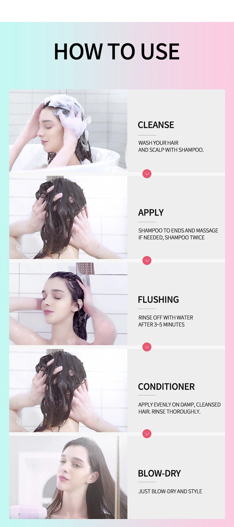 FEELING Emo Amino Acid Damaged Hair Formulated Repair Shampoo Hair ...