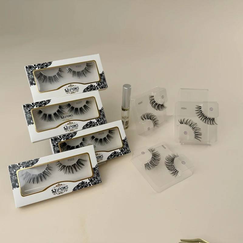 Pre Mapped Lashes Wide Faux Mink Lash Extensions Cluster Segment Fake ...