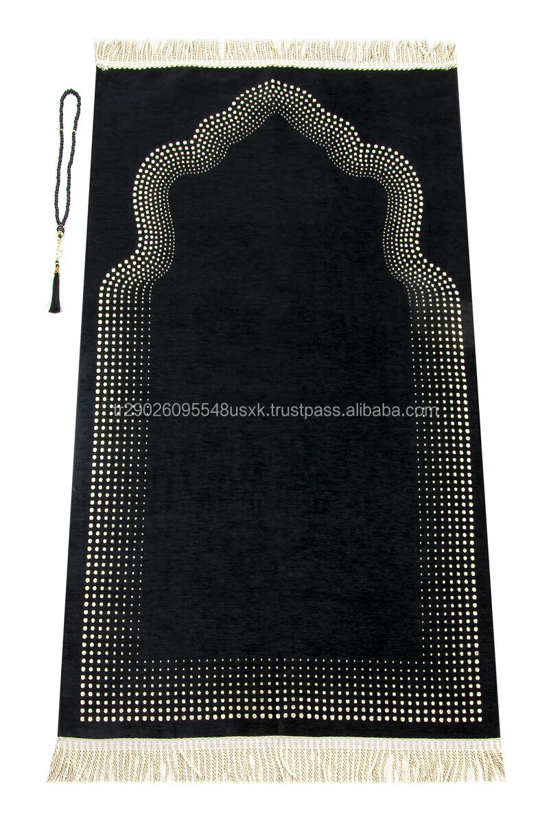 Comfort Chenille Prayer Mat Muslim Praying Rug Traditional Islamic ...