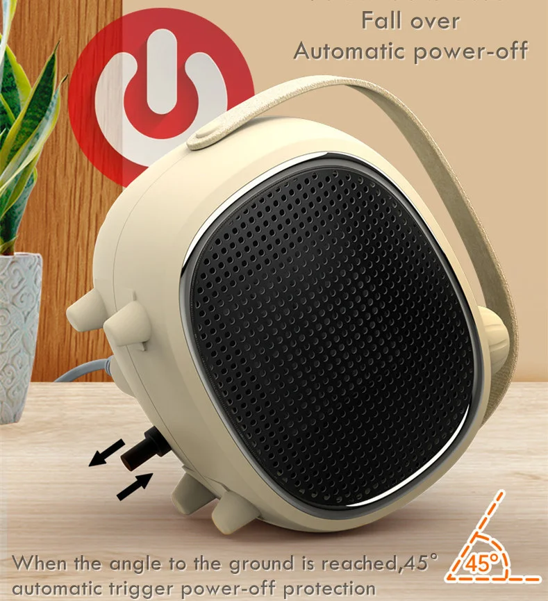 Electric Fan Heater 500w/1000w Multifunctional Fan Household Warmer 110 ...