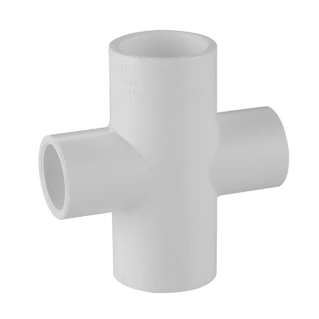 Leso America 420-251 Pvc Pipe Fitting,Reducing Cross,Schedule 40,White ...