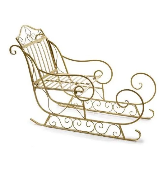 Wholesale Custom High Quality Red Color Christmas Santa Sleigh Metal ...
