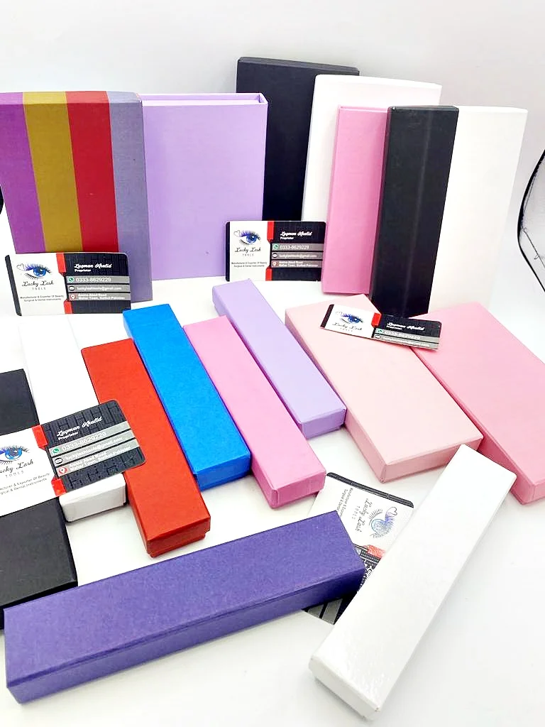 Yellow Color Acrylic Lash Tile With Cover Custom Logo Lash Tray ...