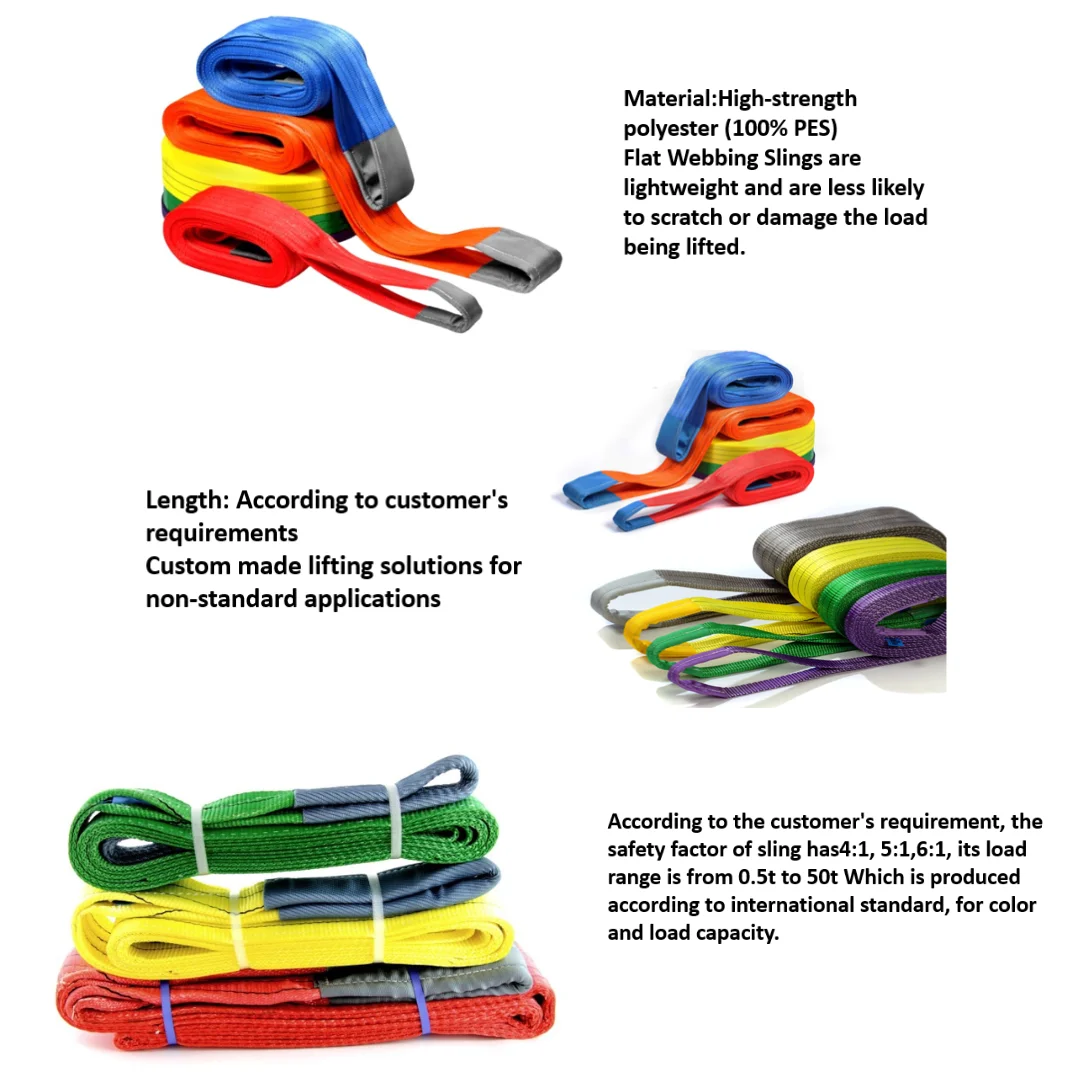 Heavy Duty Polyester Webbing Sling For Lifting Oem And Odm Produced ...