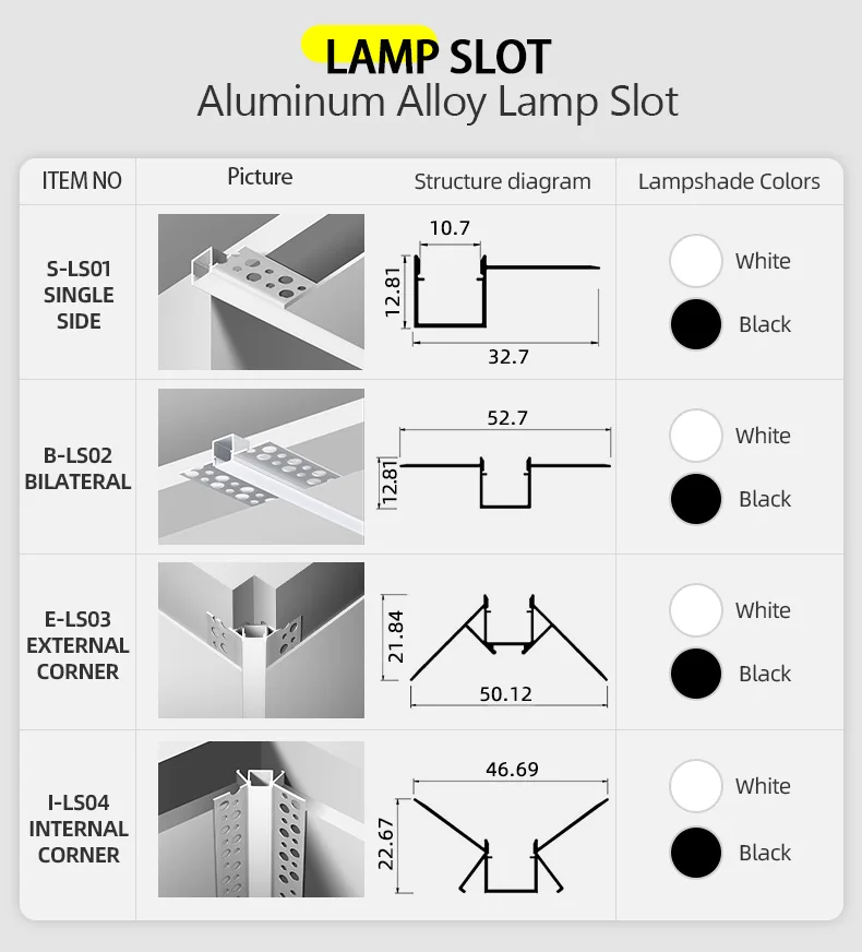 Apex Angle Install Aluminum Diffuser Extruded Channel Profile Without ...