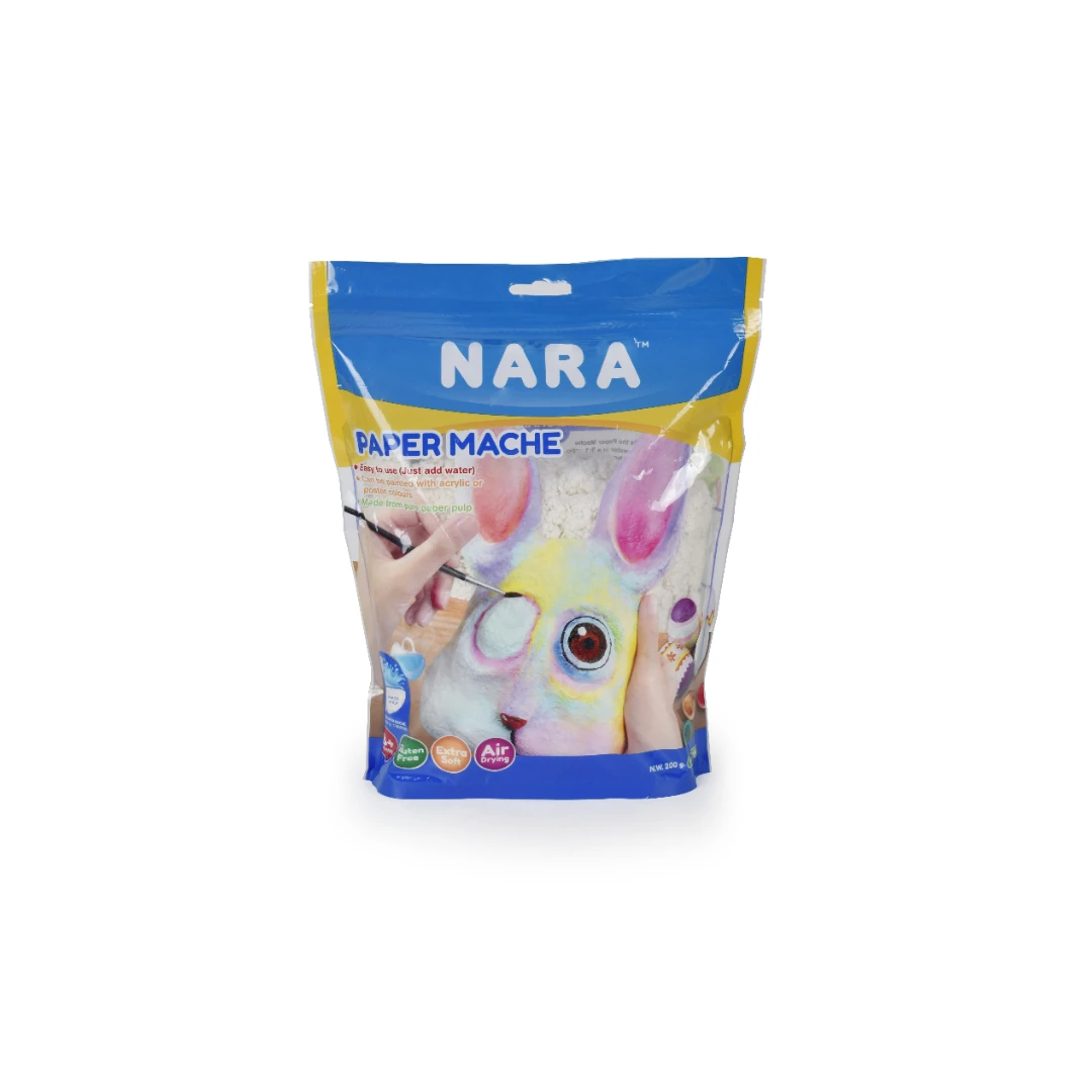 200 G. Of White Paper Mache Making Set In Ziplock Bags Nar Brand From ...