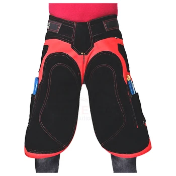 Equine Care Farrier Apron Leather & Canvas Chaps With 4 Knife Pockets ...