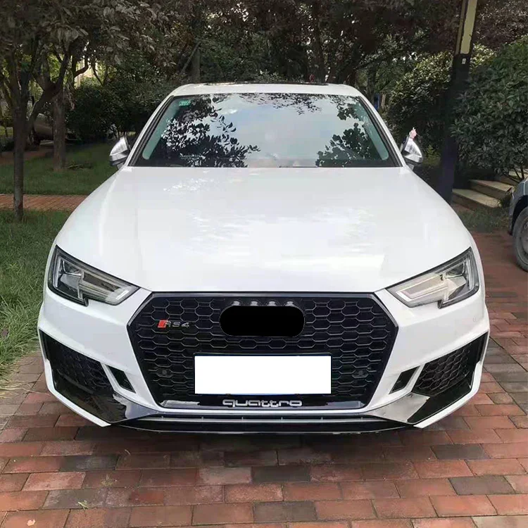 Rs4 Style Grill For Audi A4 S4 B9 Change To Rs4 Honeycomb Grill 2017 ...