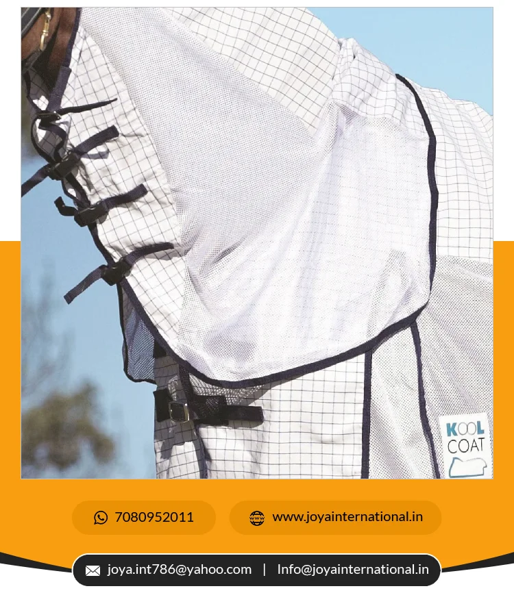 Best Fly Sheets For Horses Kool Coat Airstream Mesh Attached Neck Combo ...
