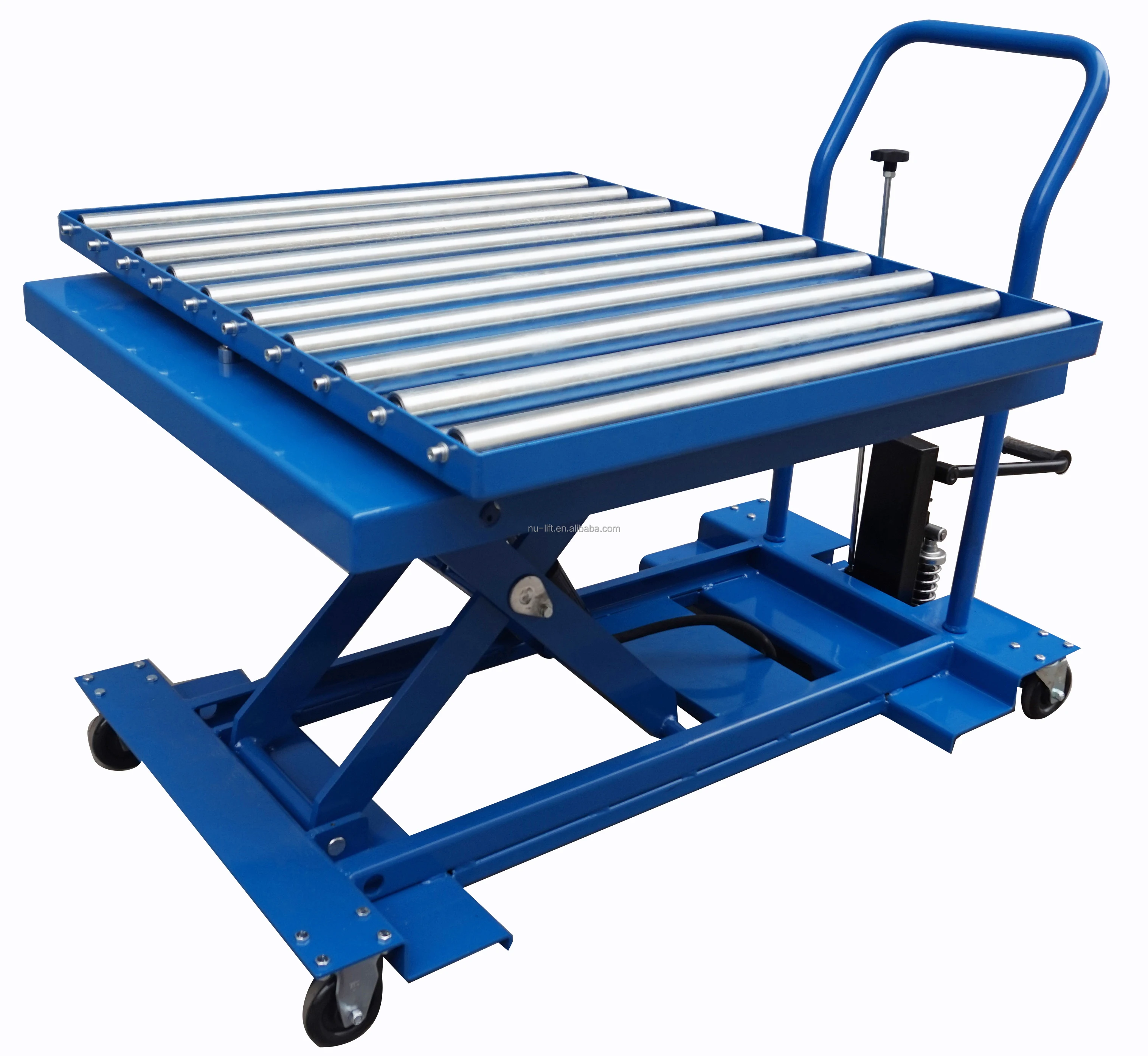 Lift Table with Conveyor Rollers - TF-R/TF-RT Series