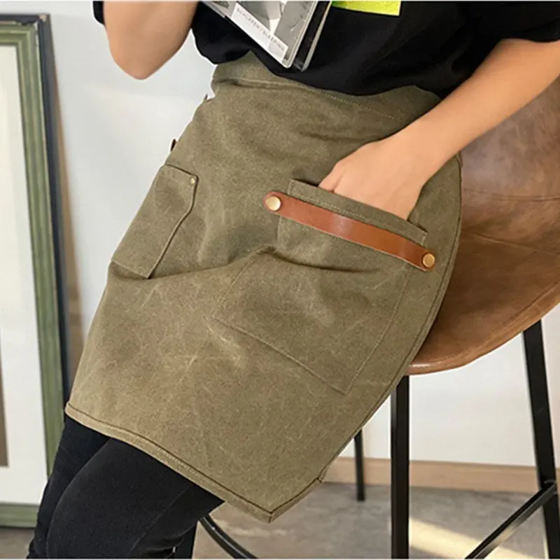 Wholesale Cotton Linen Custom Logo Restaurant Kitchen Cooking Chef Long ...