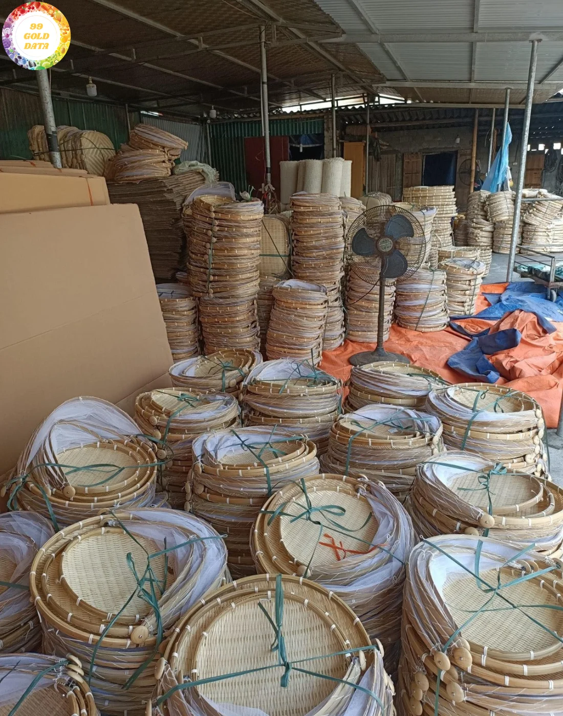 Vietnamese Bamboo Winnowing Basket - High Quality & Durable