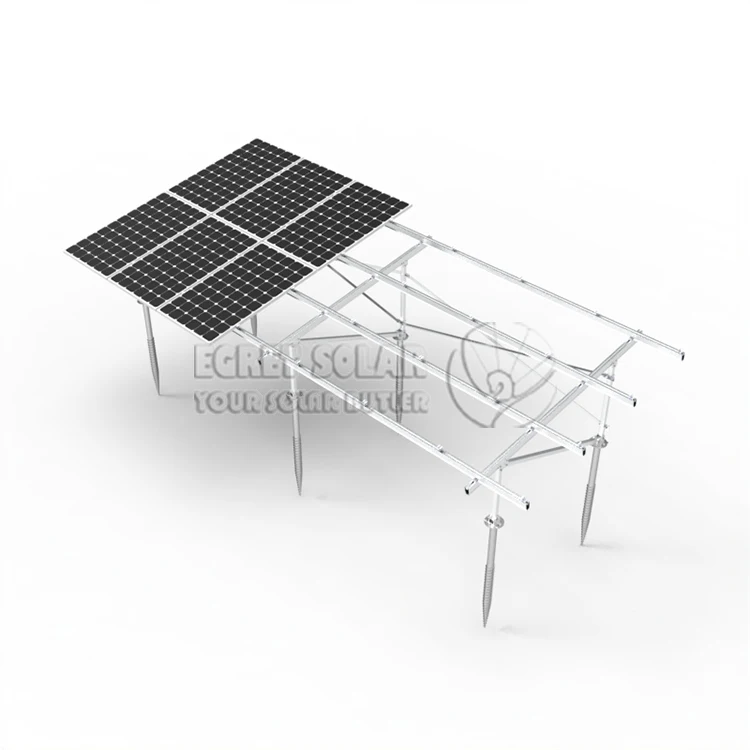 Galvanized Steel Pole Mounting PV Module Pile Ramming Structure