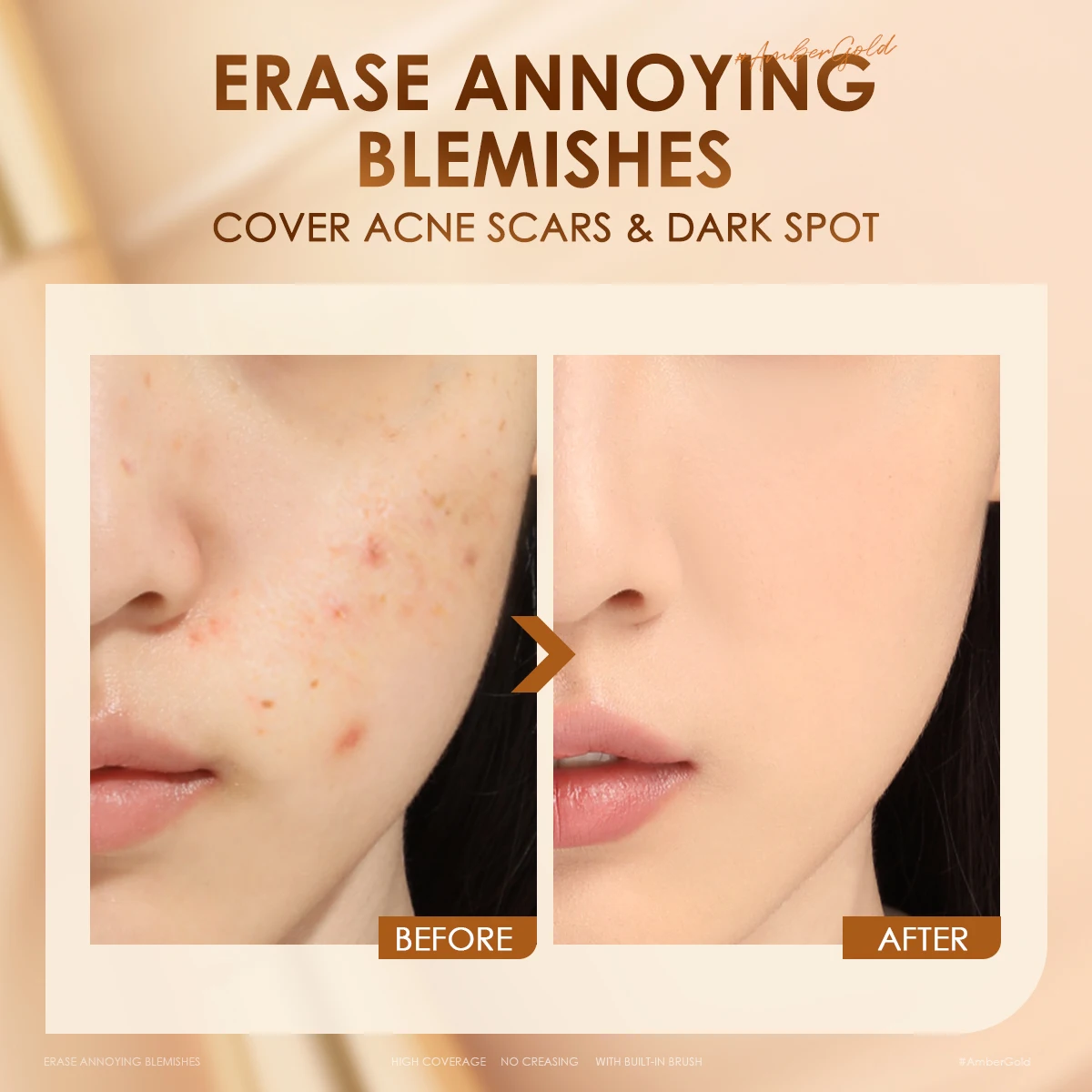 FOCALLURE FA230 High Coverage Concealer - Waterproof & Nutritious