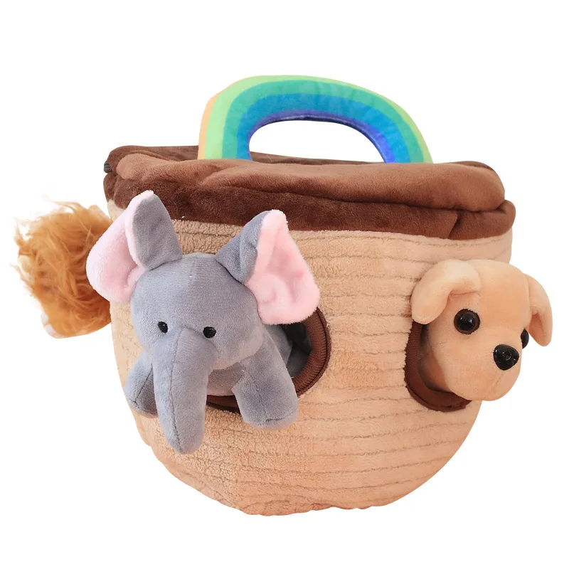 Bite And Play-toy Animal Home Stuffed Lion Plush Horse Dog Elephant Toy ...