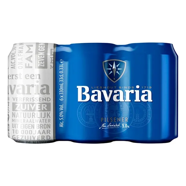 Bavaria Premium Original Non Alcoholic Beer (can) - 330 Ml - Buy ...
