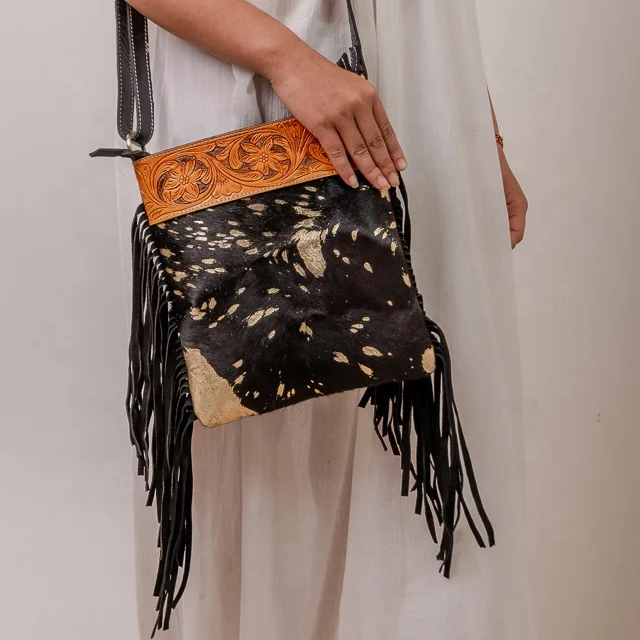 New Fashion Designer Carving Leather Handmade Genuine Hide Hand Bag ...