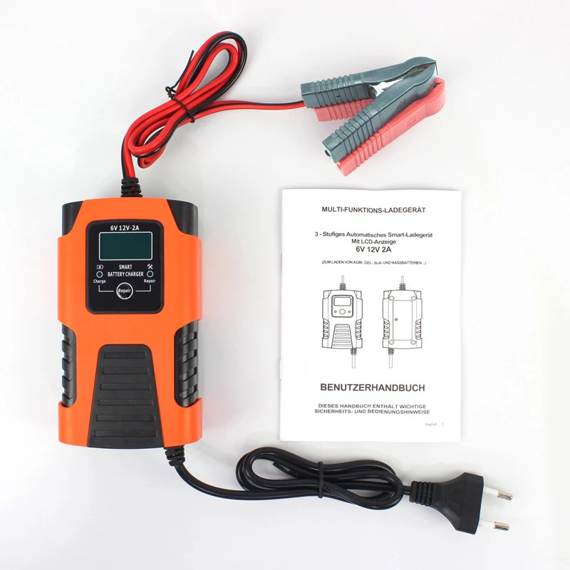 2-amp Smart Charger - Trickle Charge & Desulfate Batteries