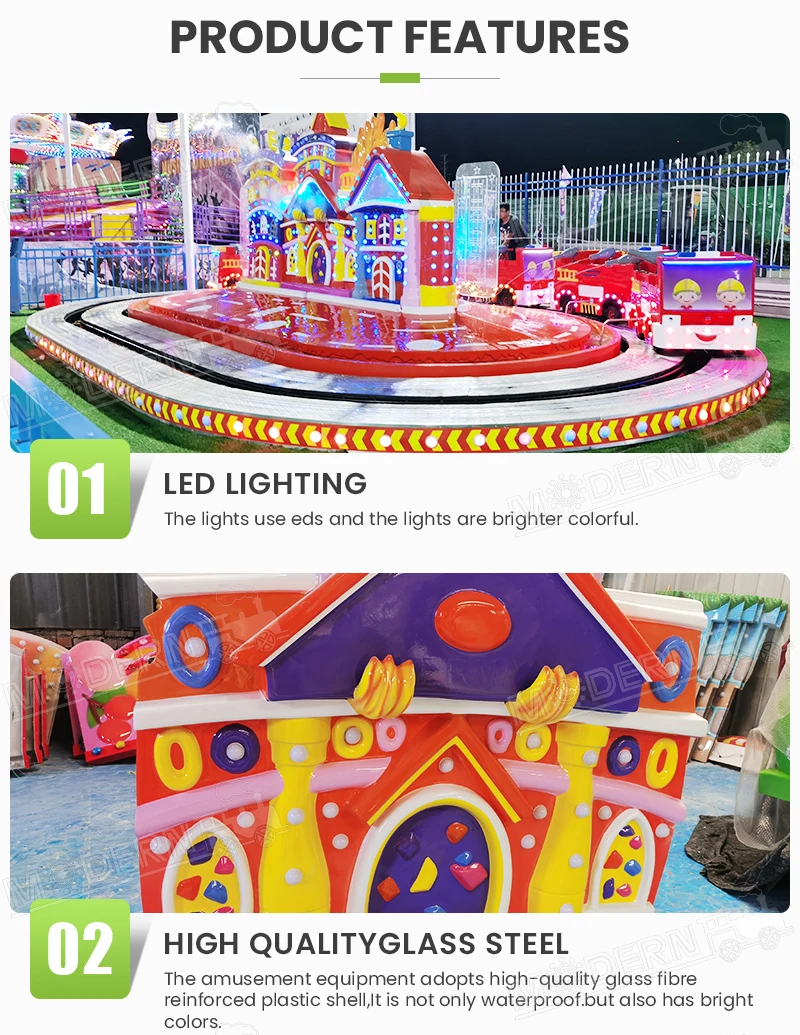 Modern Cheap Amusement Park Rides City Park Equipment Attract Kids Fire ...