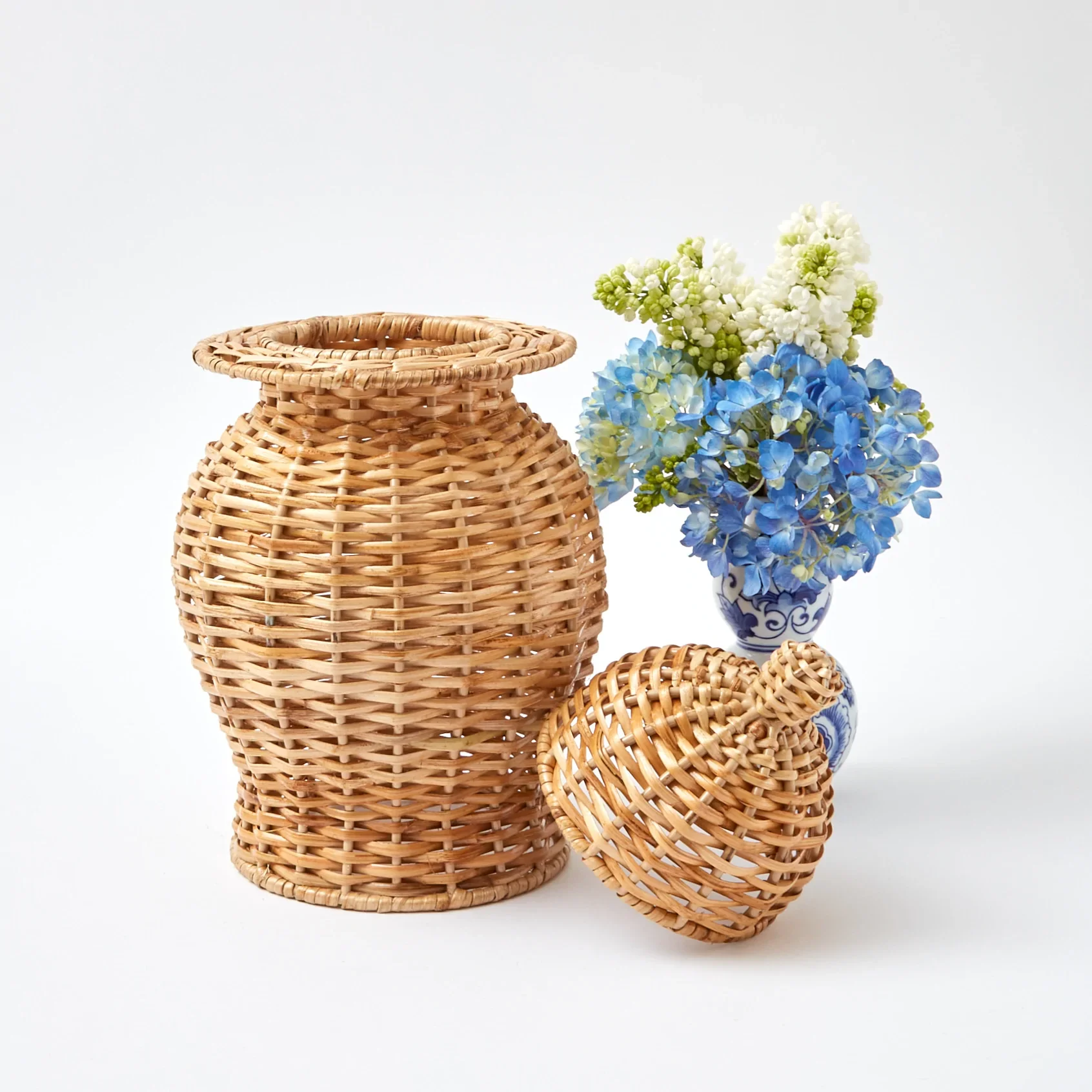 Eco Friendly New Design Rattan Vases Flower Vase Table Decor Decorative ...
