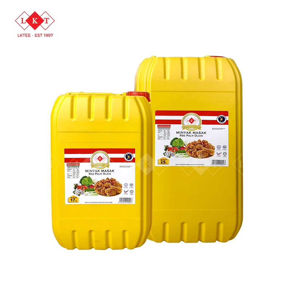 Industrial Use HORECA Jerry Can Vegetable Cooking Oil 20L Jerrycan Palm ...