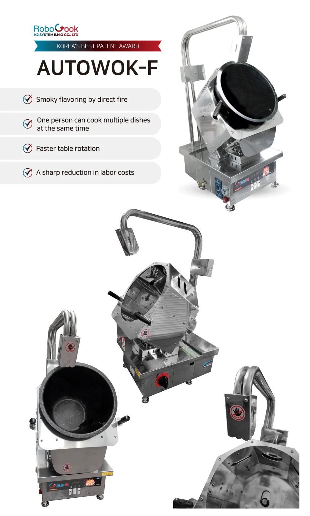 Cooking Robot Rotating Fried Rice Robot Frying Pan Restaurant Kitchen ...