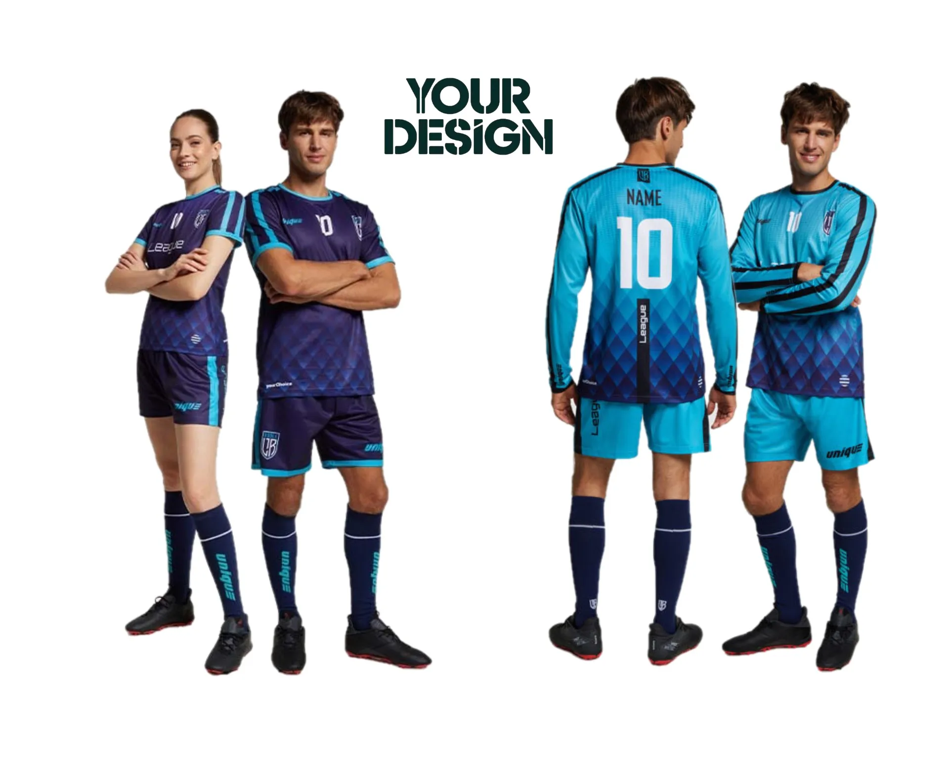 Alibaba.com: Custom Sports Uniforms 100% Customizable with Full-Color ...